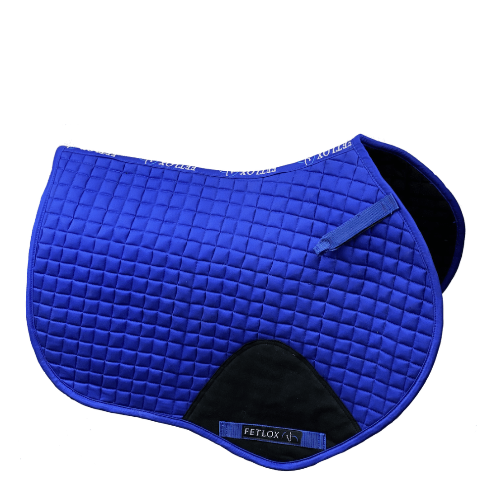 Jump Pad | Blue Saddle Pad | Fetlox – Fetlox Ltd